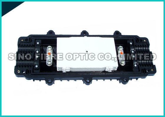 Horizontal Optical Fiber Cable Joint Closure / 4 Trays Fibre Optic Junction Box