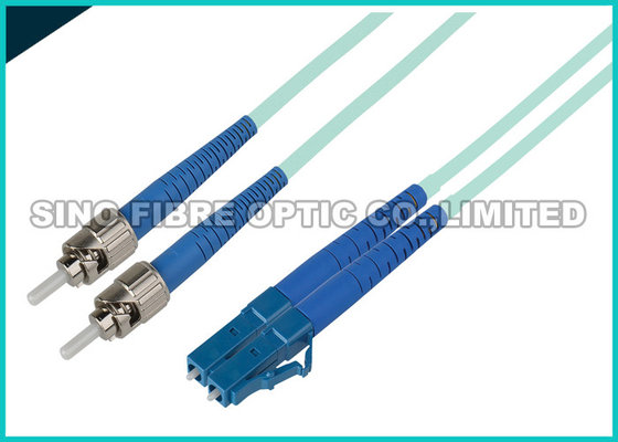 OS2  LC APC Fiber Optic Patch Cables Duplex Yellow OFNR Jacket Fibre Patch Leads