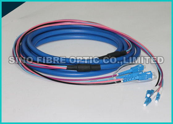 7.0mm Blue Jacket ODC Fiber Optic Patch Cables 2 Cores FTTA Installed