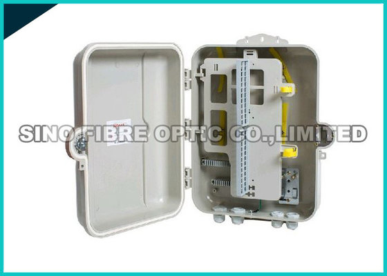 48 Core Wall Mount Fiber Termination Box , FTTH Sub Fiber Optic Cable Box