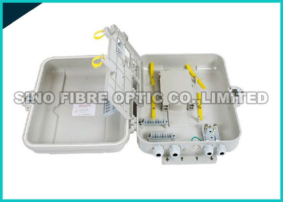 48 Core Wall Mount Fiber Termination Box , FTTH Sub Fiber Optic Cable Box