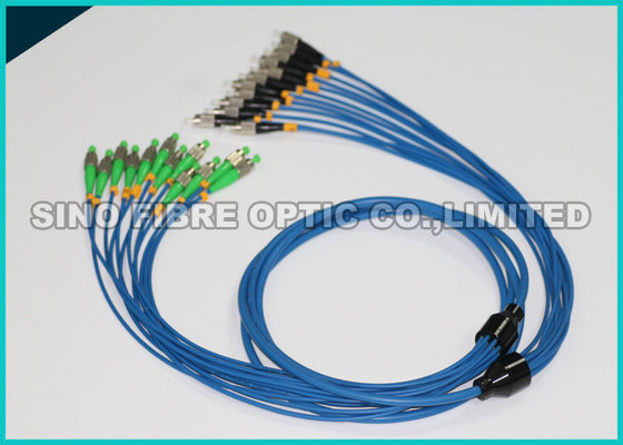 Optic Armored Blue Jacket SC To LC Fiber Jumper Cables 4 Cores Outdoor Assembly