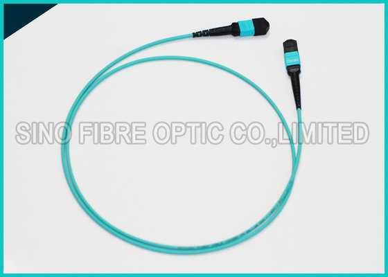 100 Gbps Protocol 24F MPO MTP Mating Fiber Optical Multimode MM OM3 Trunk Cable