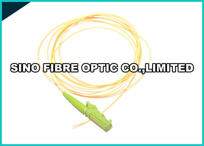 PVC Jacket Fiber Optic Patch Cables Single Mode SC / LC / ST Connector 0.9mm Dimension