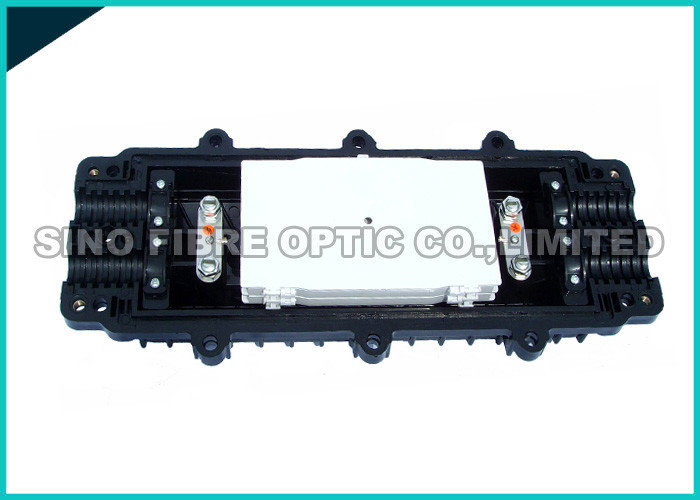Horizontal Optical Fiber Cable Joint Closure / 4 Trays Fibre Optic Junction Box