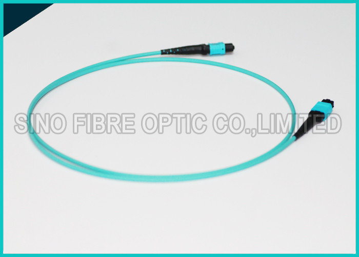 4.5mm Dual Jacket 24 Cores MPO Fiber Optic Cable Pre-terminated Assembly OFNR Cable