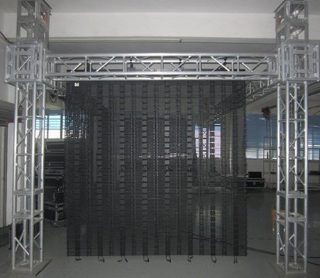 P37.5 LED Curtain Display , Outdoor LED Stage Curtain 1R1G1B OEM