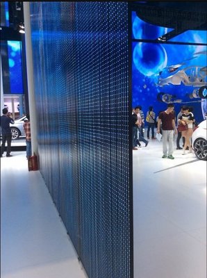 SMD5050 P16 Outdoor LED Display / Large LED Curtain Wall More Than 5000nit