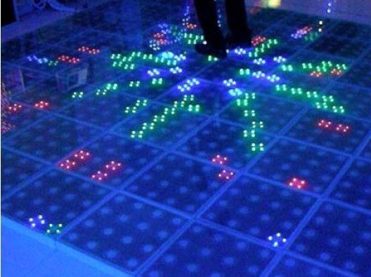Indoor P6.25mm Interactive LED Floor Tiles Stage LED Screen Customized