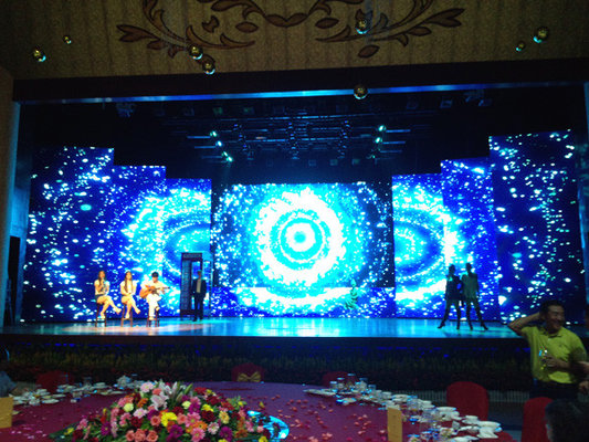 Full Color P12.50 LED Video Curtain High Resolution LED Display OEM ODM