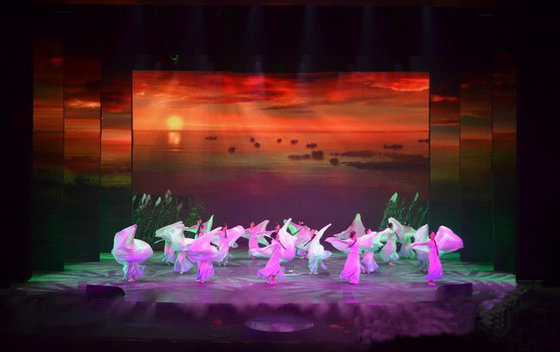 Full Color P12.50 LED Video Curtain High Resolution LED Display OEM ODM
