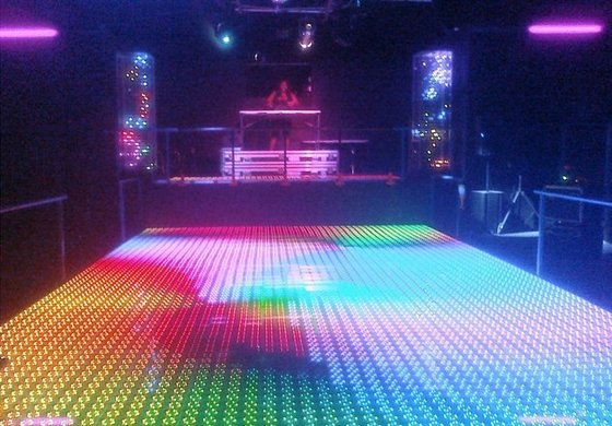 Indoor P6.25mm Interactive LED Floor Tiles Stage LED Screen Customized