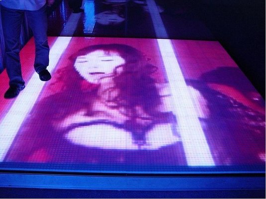 Indoor P6.25mm Interactive LED Floor Tiles Stage LED Screen Customized