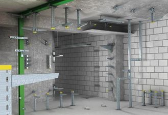 Hot Dipped Z Shaped Metal Bracket 100mm Overall Length For Buildings
