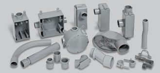 Chrome Plating Aluminum EMT Fittings Lightweight With Polishing Surface Finish