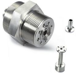 Lightweight Brass Machined Parts , Electroless Nickle Coating CNC Auto Parts