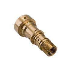 Precision Machined Custom Cnc Parts , Brass Turned Parts Bolts With Polishing