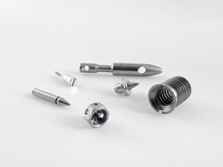 CNC Metal Machined Parts Insert Knurling , Standard Size Turned Metal Parts