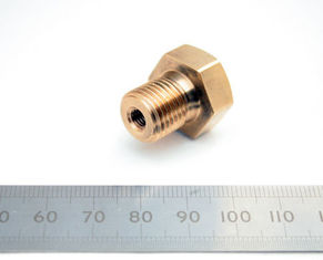 Small CNC Machined Aluminum Parts Colorful Galvanized With Baking Painting
