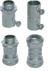 Waterproof Rigid Aluminum Conduit Fittings , CNC Lathes EMT Conduit Compression Fittings