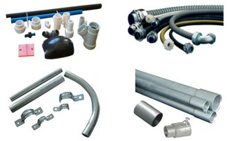 Zinc Alloy CNC Electrical Conduit Fittings With Brushing Custom Design