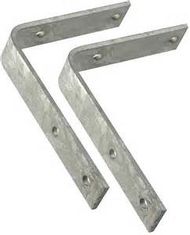 Aluminum / Brass Heavy Duty Galvanised Brackets With Custom Made Size