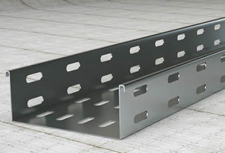 Mild Steel Hot Dip Cable Tray Thickness 2.5mm / 3mm Chemicals Resistance