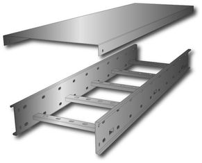 Solid C Channel Building Cable Tray Ladder Hot Dip Galvanized Lightweight