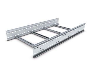 Electroplated Galvanize Building Cable Tray , Width 100 TO 1000 MM
