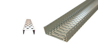 Electric Slotted Building Cable Tray Galvanized Steel Higher Strength