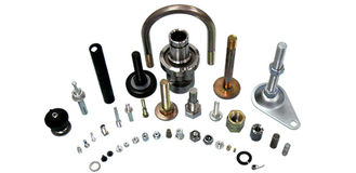 Brass / Bronze Machined Metal Parts Heat Treatment For Forklift Truck