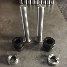 Bronze C51000 Garbage Truck Parts Pivot Shaft Black Oxide With Customized Design