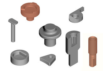 High Precision Skip Loader Parts Aluminum 6063 With ISO9001 Certification