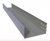 SS Perforated Building Cable Tray 600mm Width With Wire Mesh / Mounting Support