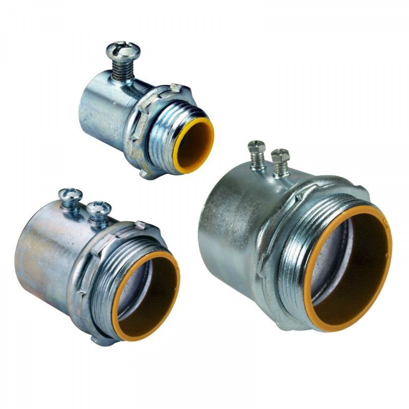 Die Casting Steel Conduit Box EMT Connector 3 / 4" Durable High Performance