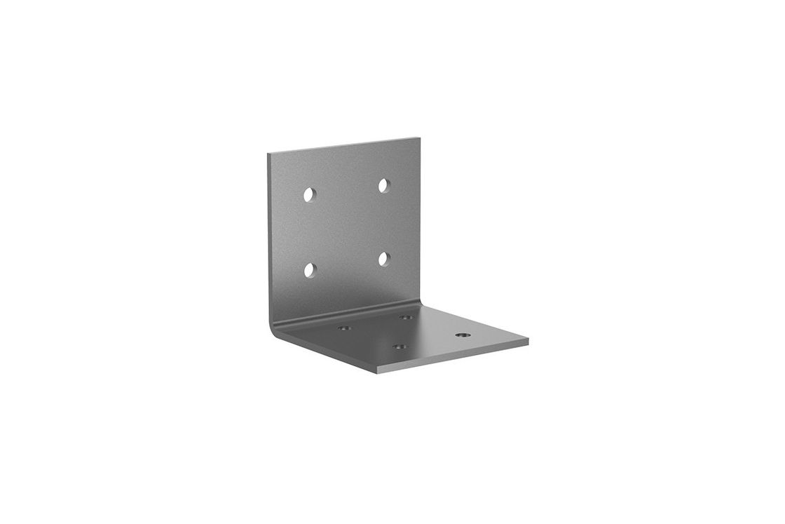 Galvanized Steel Metal Building Brackets Natural Color With SGS Certification