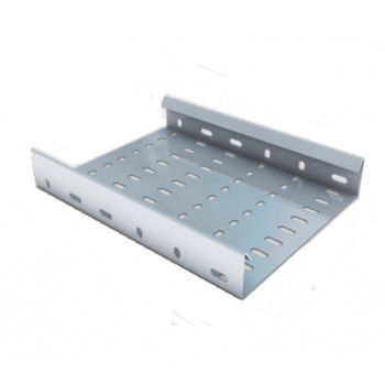 Stainless Steel Trough Cable Tray Smooth Adge For Plant Customized Colors