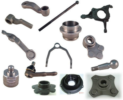 Powder Coating Forklift Truck Parts High Precision Small Size Aluminium Material