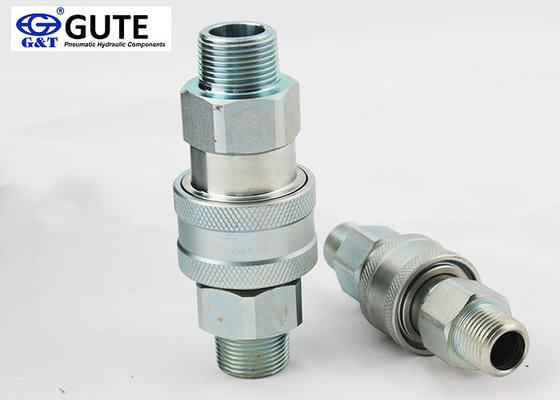 Male Thread Hydraulic Quick Disconnect Couplings 3/8" For Agricultural Equipment