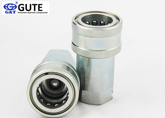 NPTF Thread Agricultural Hydraulic Quick Disconnects 3/4" With CNC Machining Technics