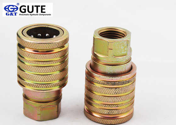 Push And Pull Type Brass Quick Disconnect GT-CT Interchange With Parker 4250 Series
