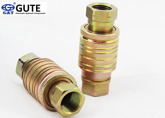 Push And Pull Type Brass Quick Disconnect GT-CT Interchange With Parker 4250 Series