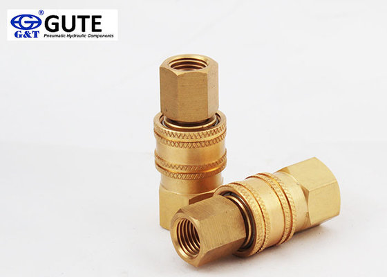 American Type Brass Quick Coupler Straight Through GT-K1-06 For High Pressure Water