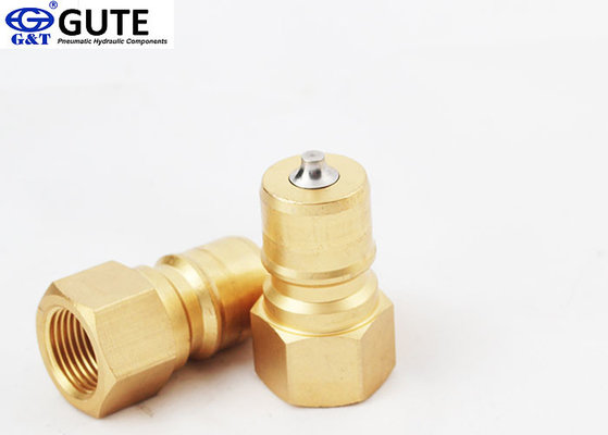 Durable KZD Series Brass Quick Coupler 1/2 Inch Preventing Uncoupled Leakage