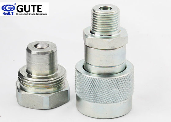 Ball Valves Type High Pressure Quick Connect Fittings 3/8" Polyurethane Interface Seal