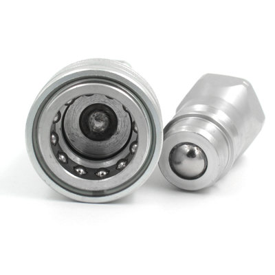 ISO Agricultural Hydraulic Quick Disconnects , BSPP Thread Quick Connect Coupling