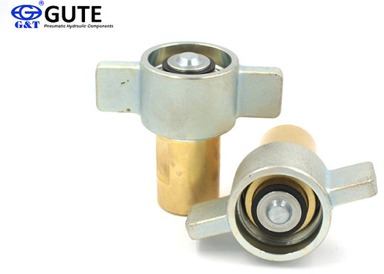 Bonded Valve Seal Quick Disconnect Fluid Couplings GT-L2 Interchange With Parker 6100 Series