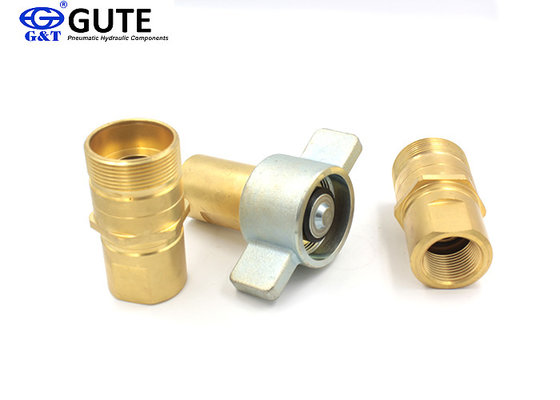 Interchangeable Brass Quick Connect Fittings Standard Dimension Thread - To - Connect