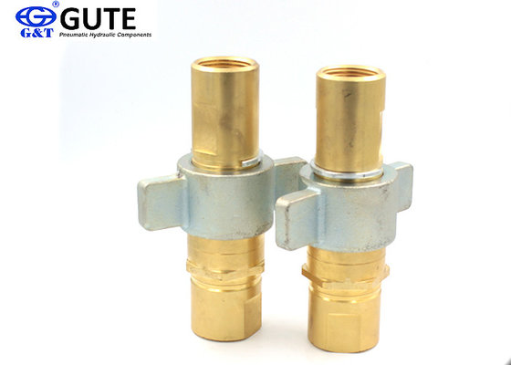 Interchangeable Brass Quick Connect Fittings Standard Dimension Thread - To - Connect