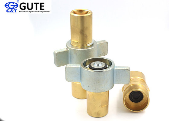 Interchangeable Brass Quick Connect Fittings Standard Dimension Thread - To - Connect